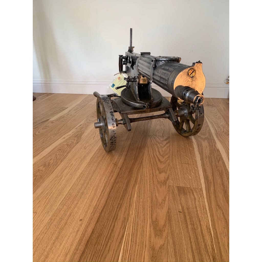 Polished Soviet Maxim Machine Gun - Aviation and Binoculars