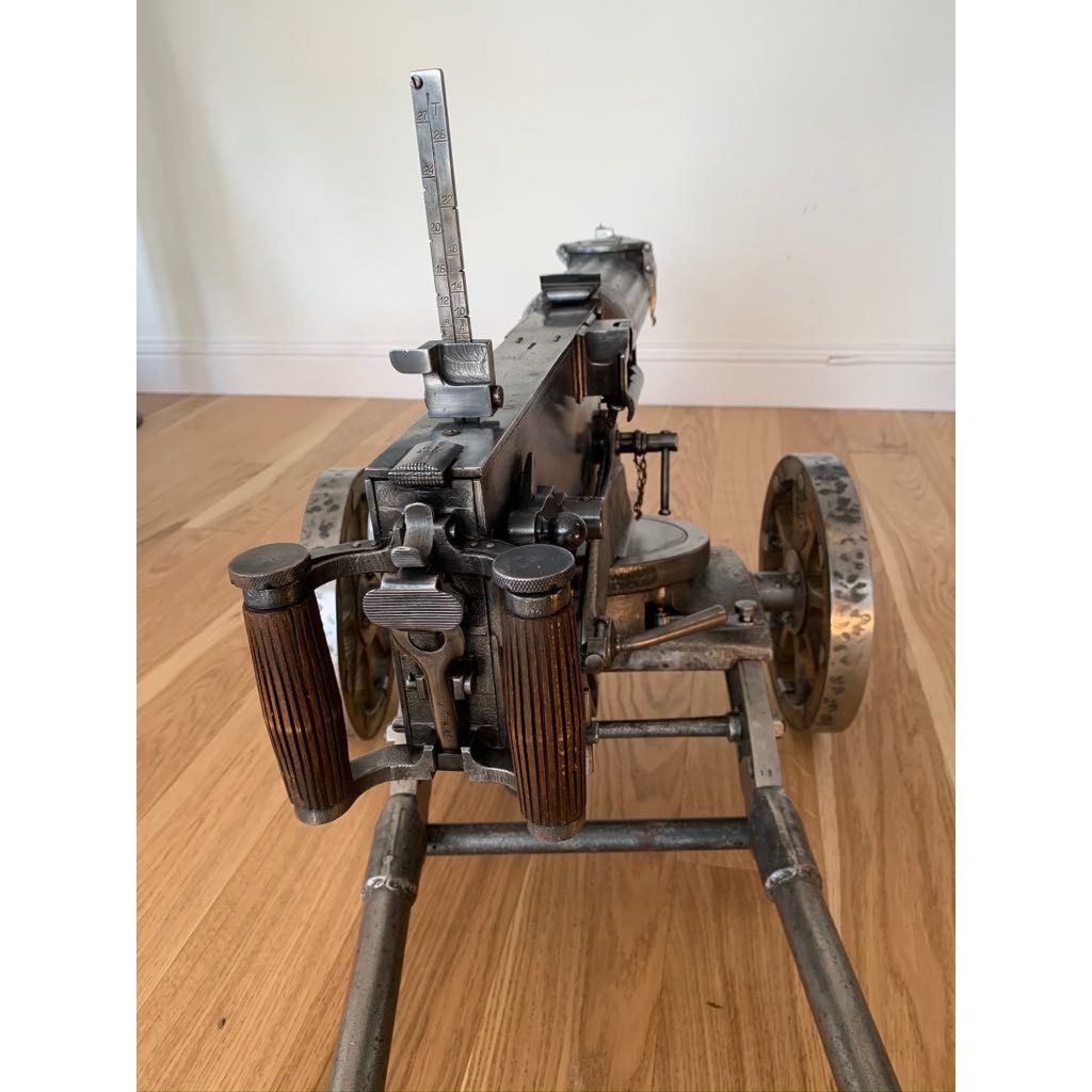 Polished Soviet Maxim Machine Gun - Aviation and Binoculars